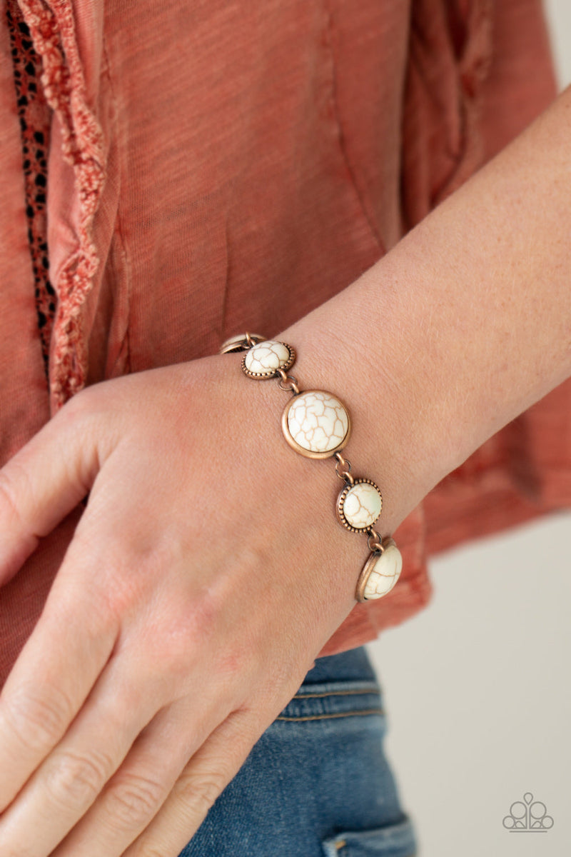 Turn Up The Terra - Copper Paparazzi Bracelet (#3052) – CountryCraftBarn
